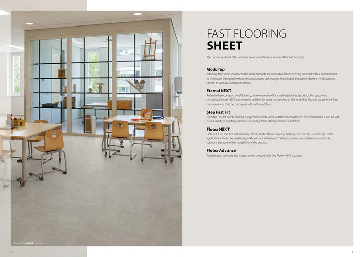 Fast Flooring brochure | Forbo Flooring Systems - Page 4-5