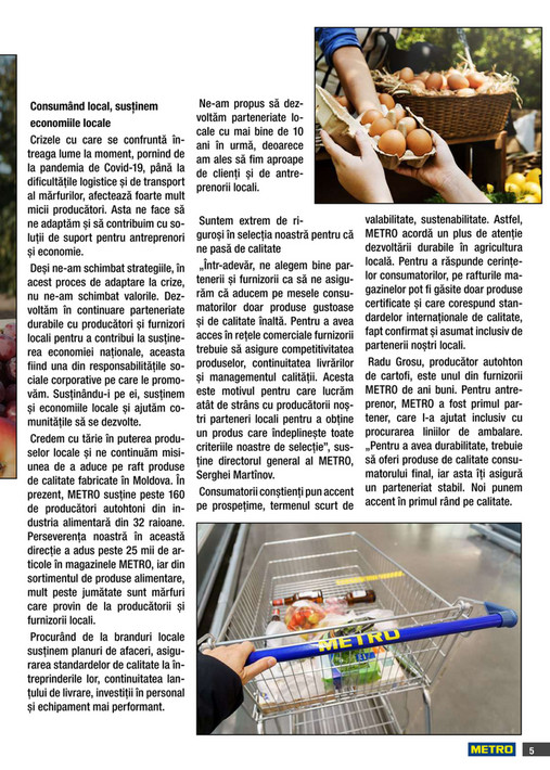 METRO susține producătorii locali - Pagină 1