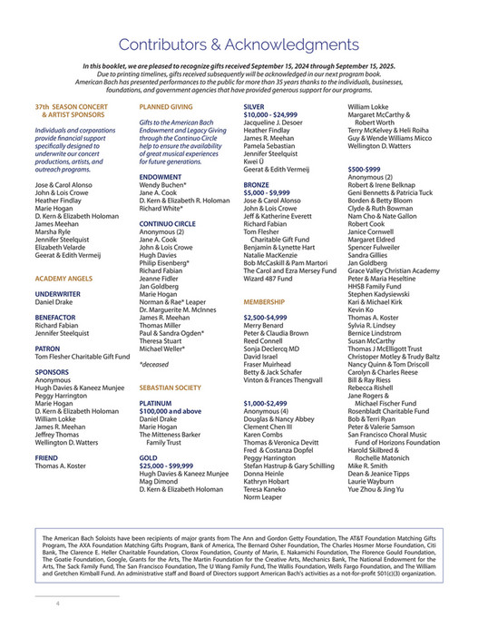 American Bach Soloists - Discovery Series I October 2025 - Page 1 ...