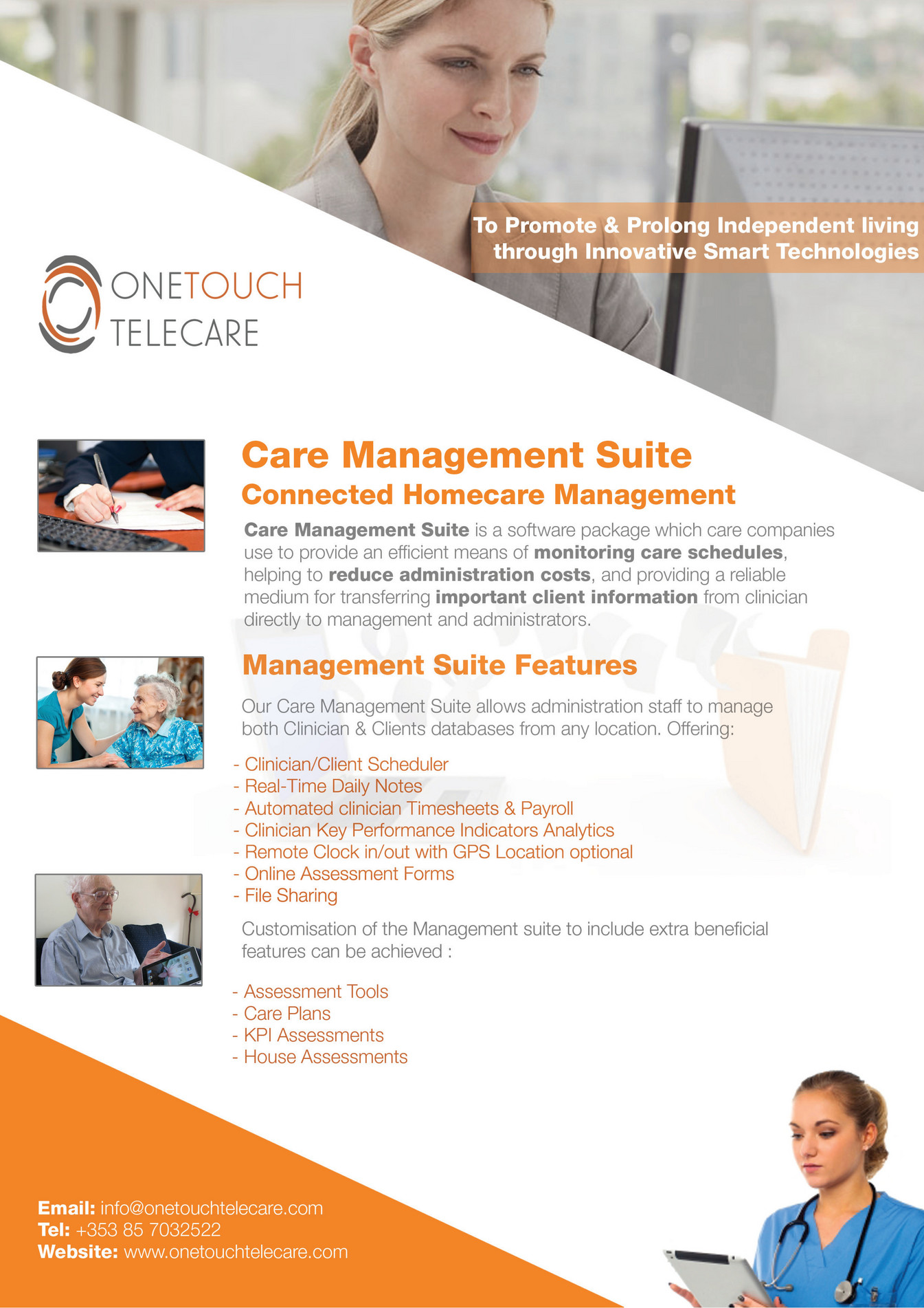 One Touch Telecare Ltd - One Touch_brochure - Page 2-3 - Created with ...