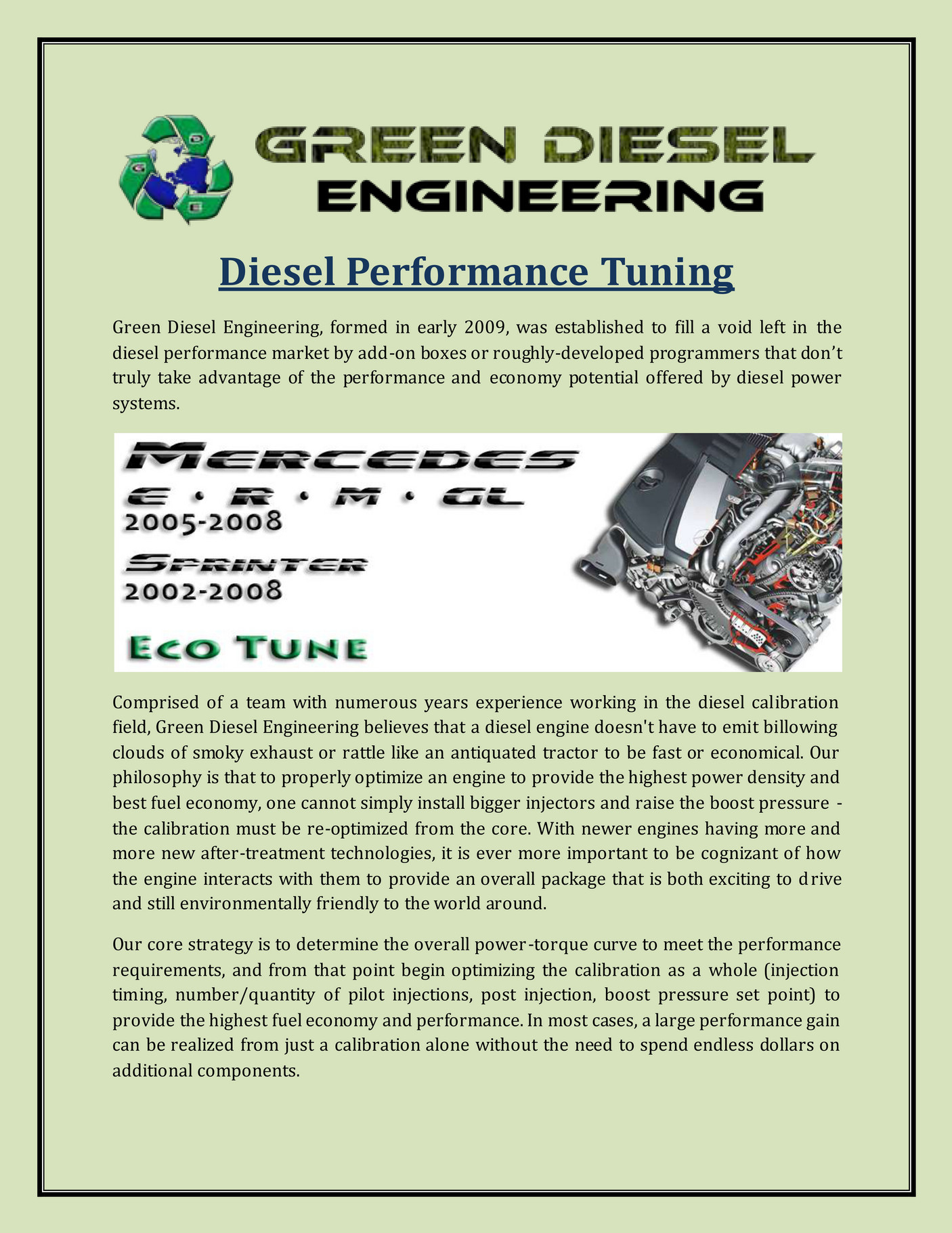 greendieselengineering - Diesel Performance Tuning - Page 1 - Created ...