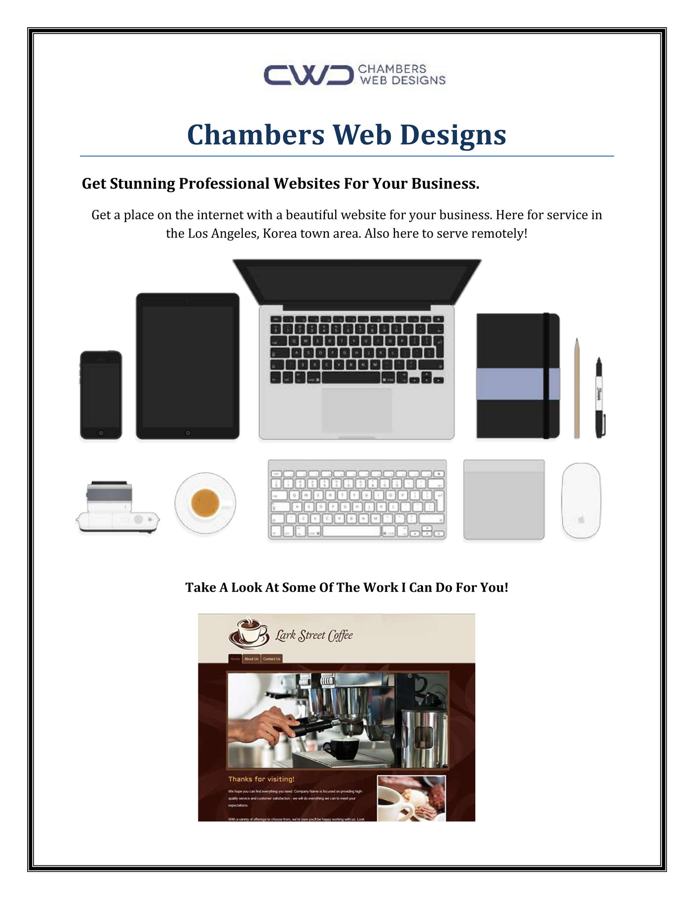 chamberswebdesigns - Chambers Web Designs - Page 1 - Created with ...