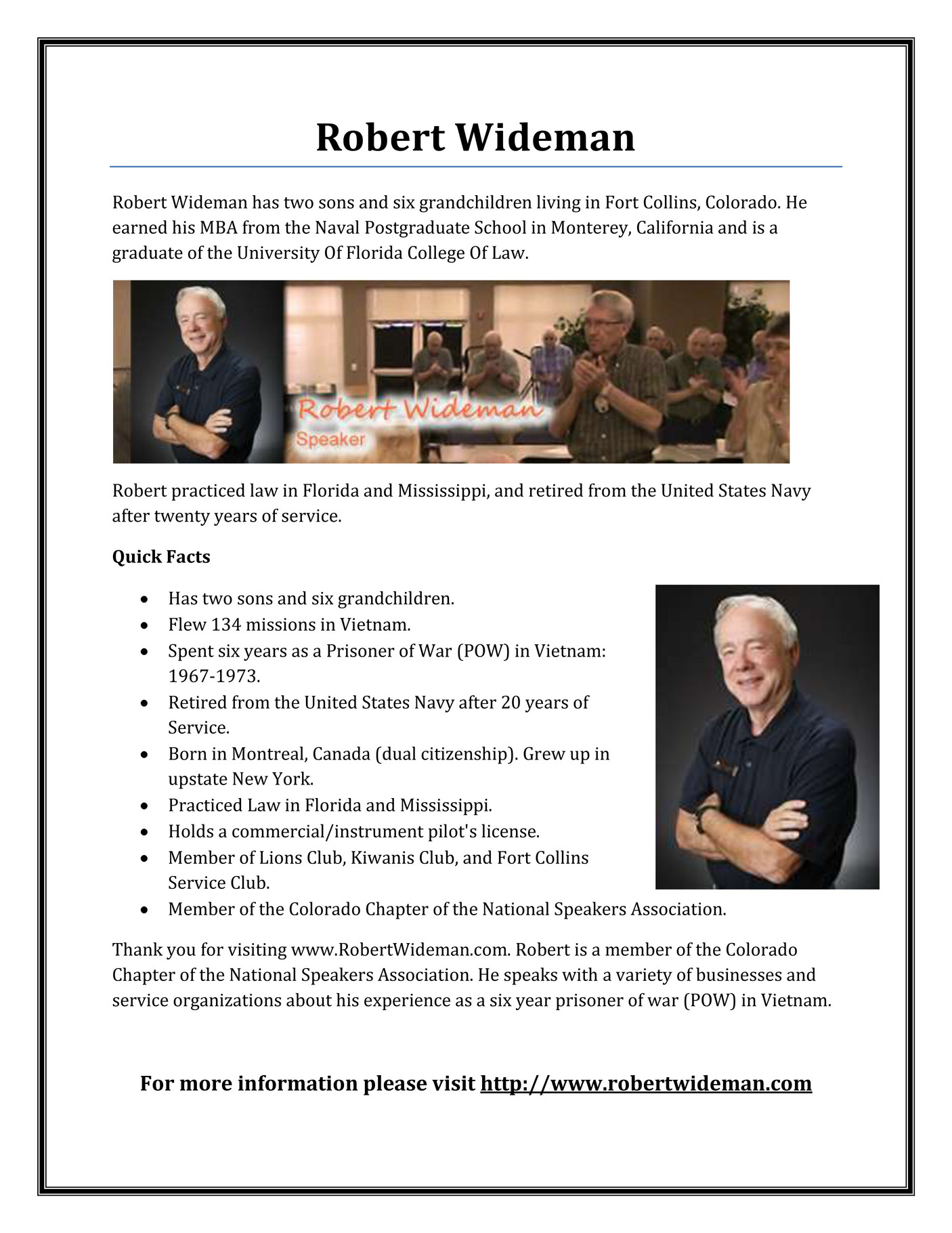 robertwideman - Robert Wideman - Page 1 - Created with Publitas.com