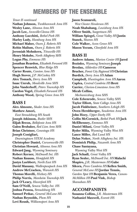 PMEA - 2019 PMEA All-State Program - Page 22-23 - Created with Publitas.com