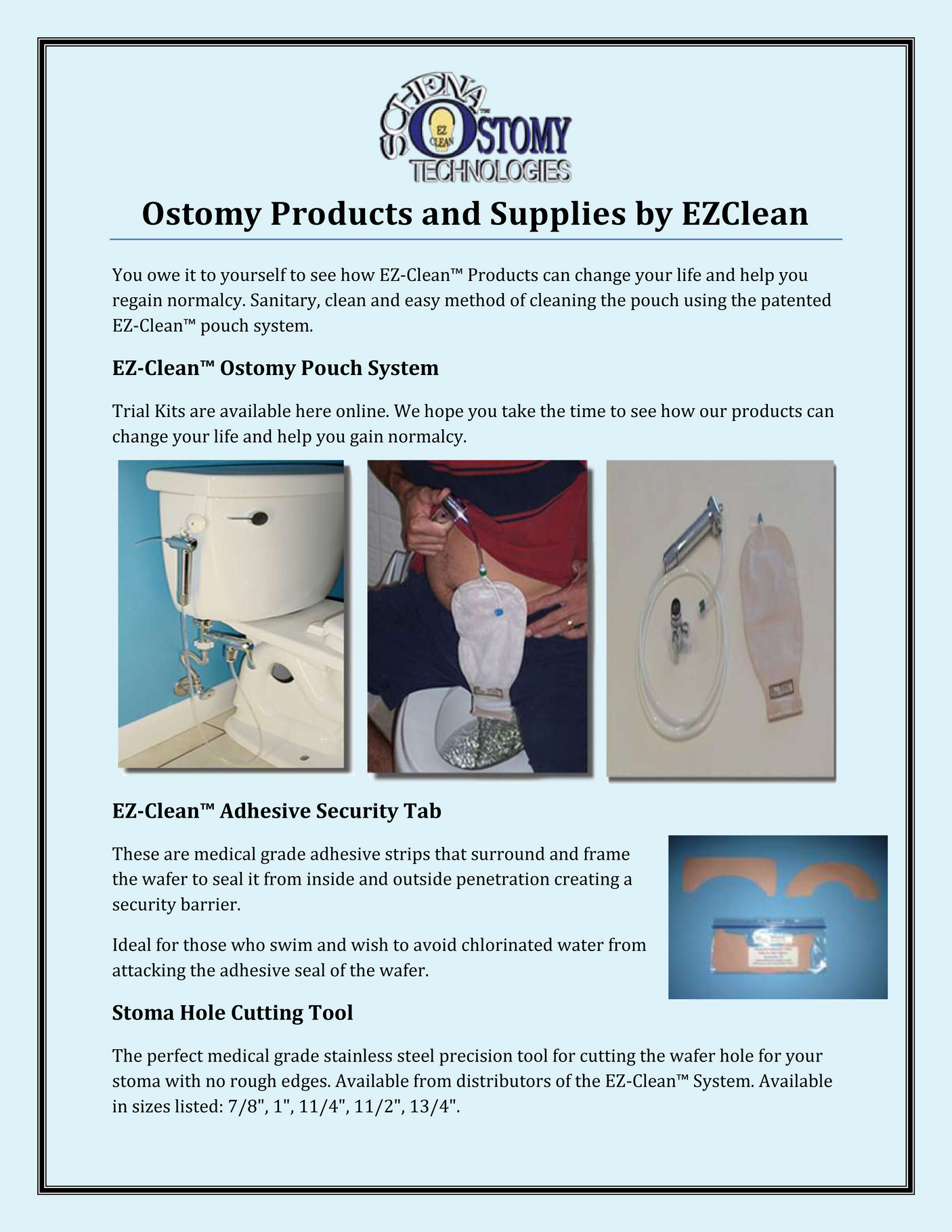 ostomyezclean - Ostomy Products and Supplies by EZClean - Page 1 ...