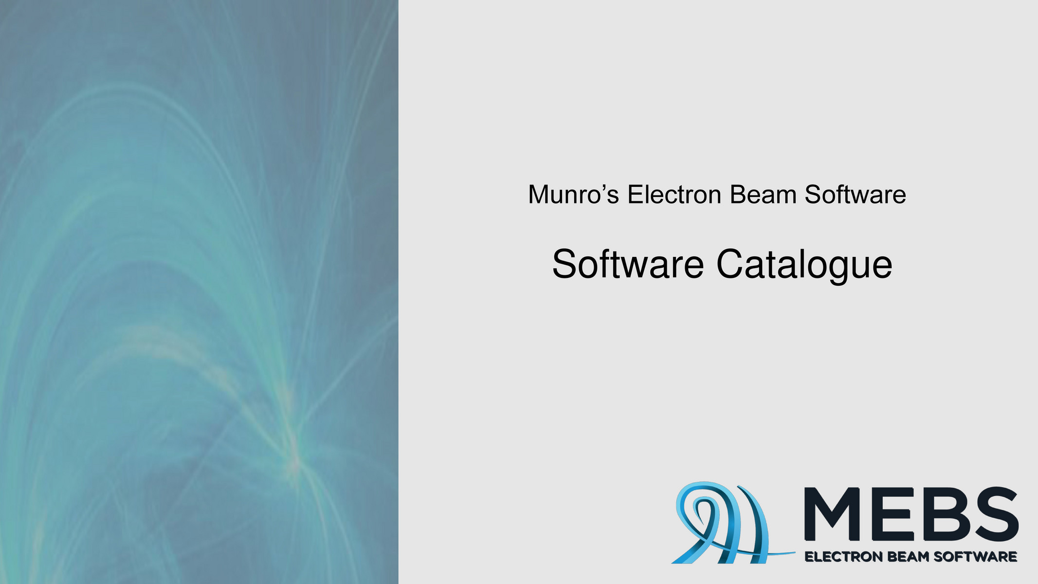 MEBS - MEBS software catalogue - Page 1 - Created with Publitas.com