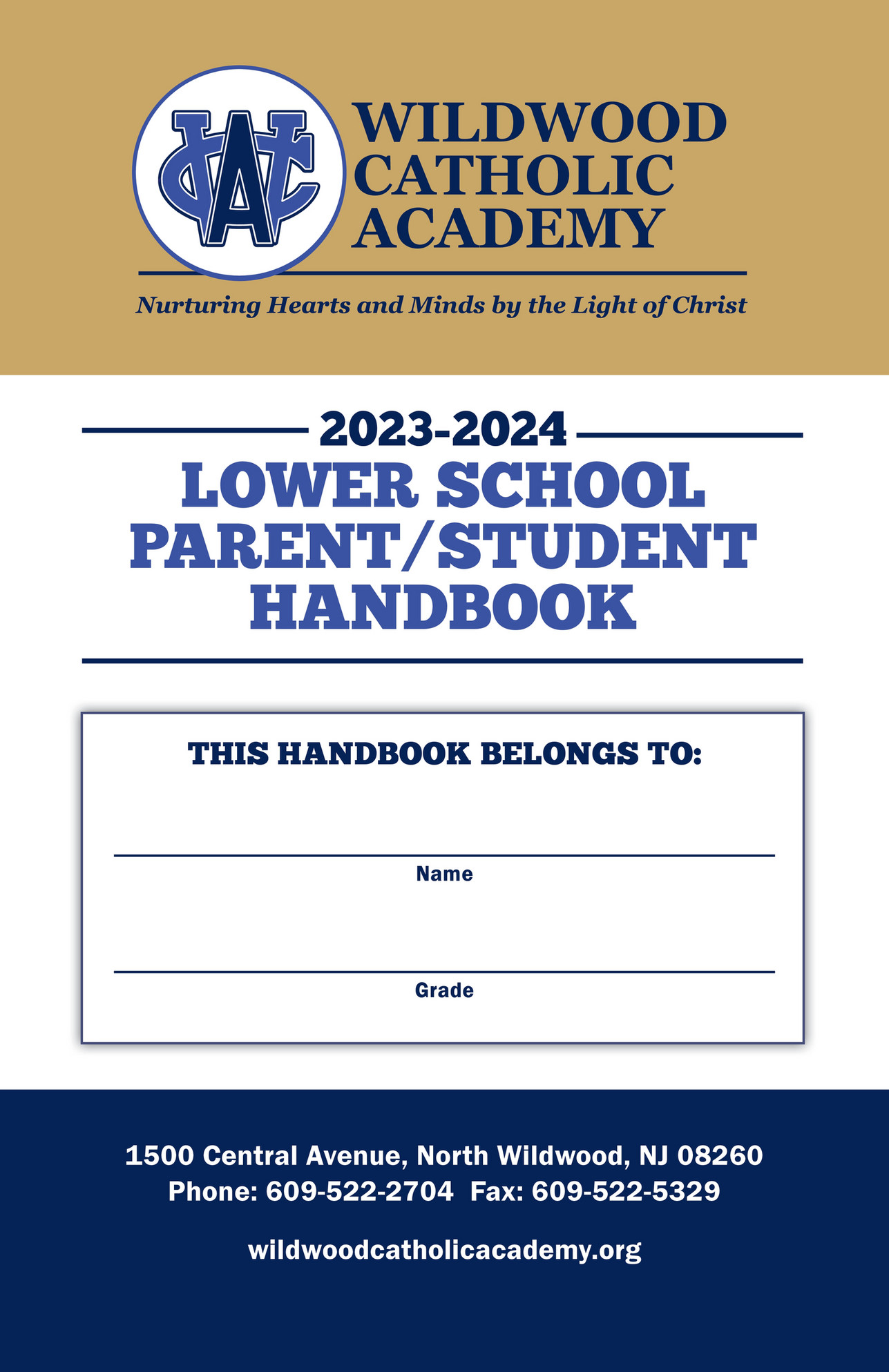 Seven Mile Publishing - WCA Lower School Handbook 2023-2024 - Page 1