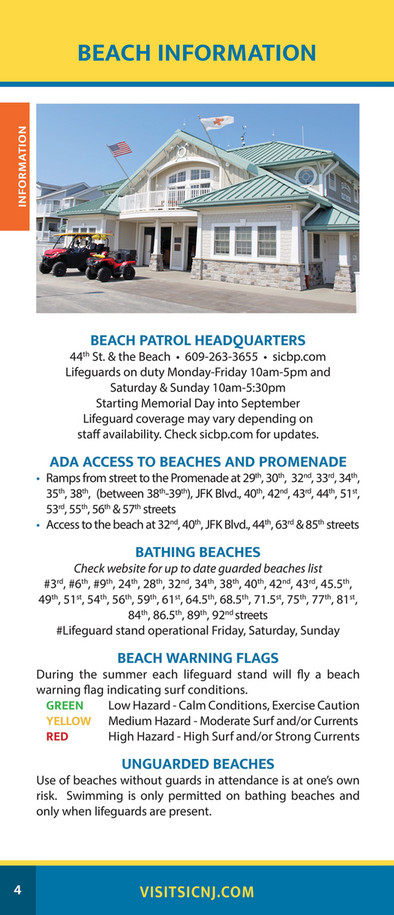 Seven Mile Publishing - Sea Isle City Reference Guide 2025 - Page 4-5