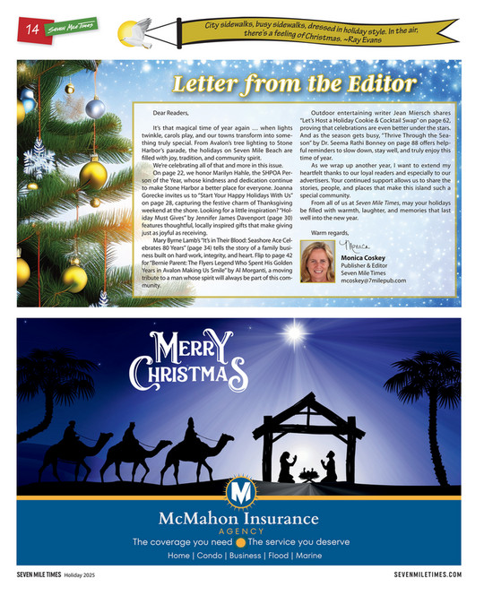 Seven Mile Publishing - Seven Mile Times Holiday 2025 - Page 14-15