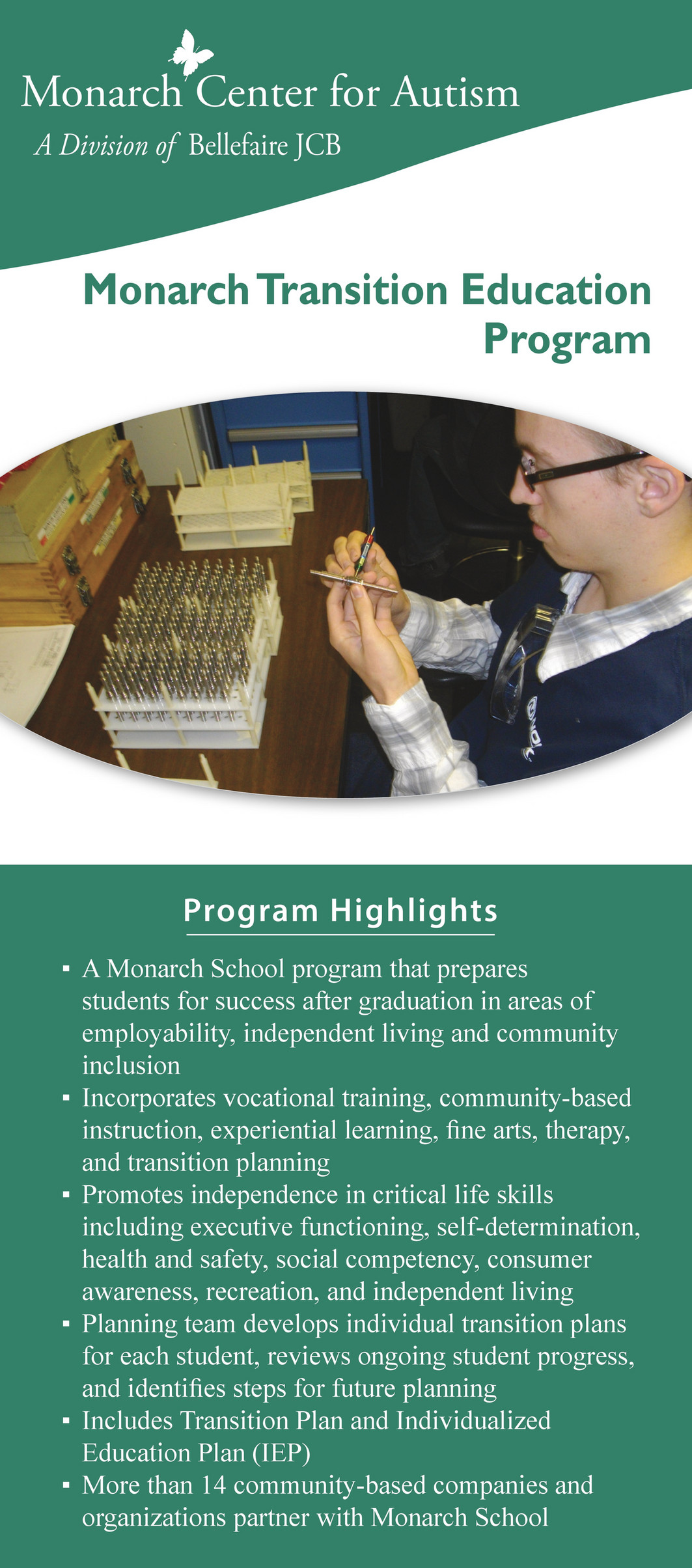 bellefaire jcb - Monarch Center for Autism Brochure - Page 2-3 ...