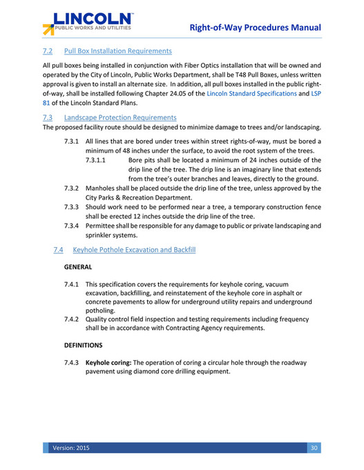 My publications - Lincoln Nebraska Keyhole Specifications - Page 2-3 ...