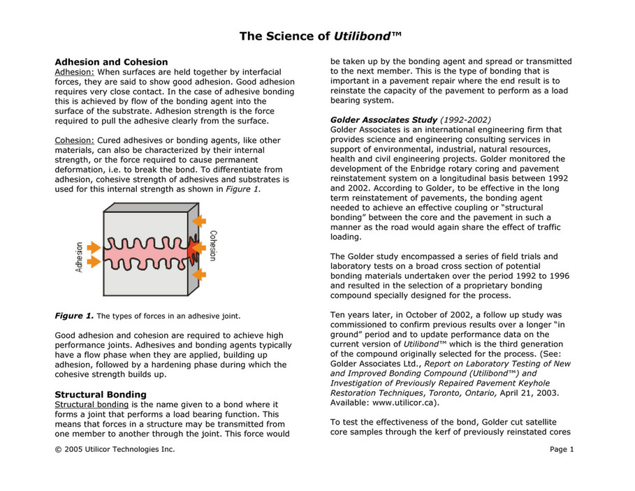 My publications - The Science of Utilibond - Page 1 - Created with ...