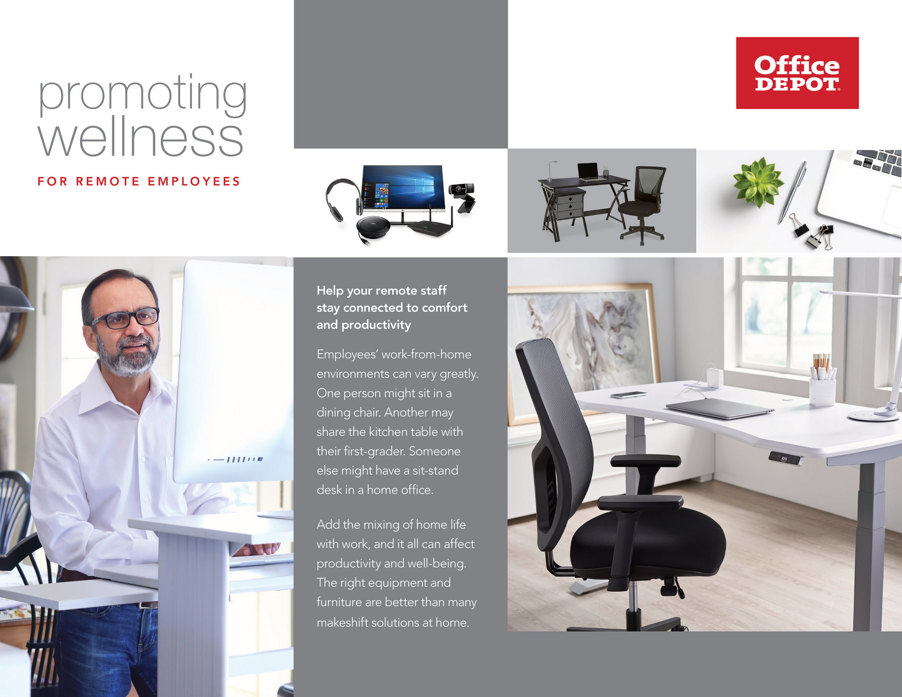 Office Depot Flyers - Remote Working Wellness - Page 1