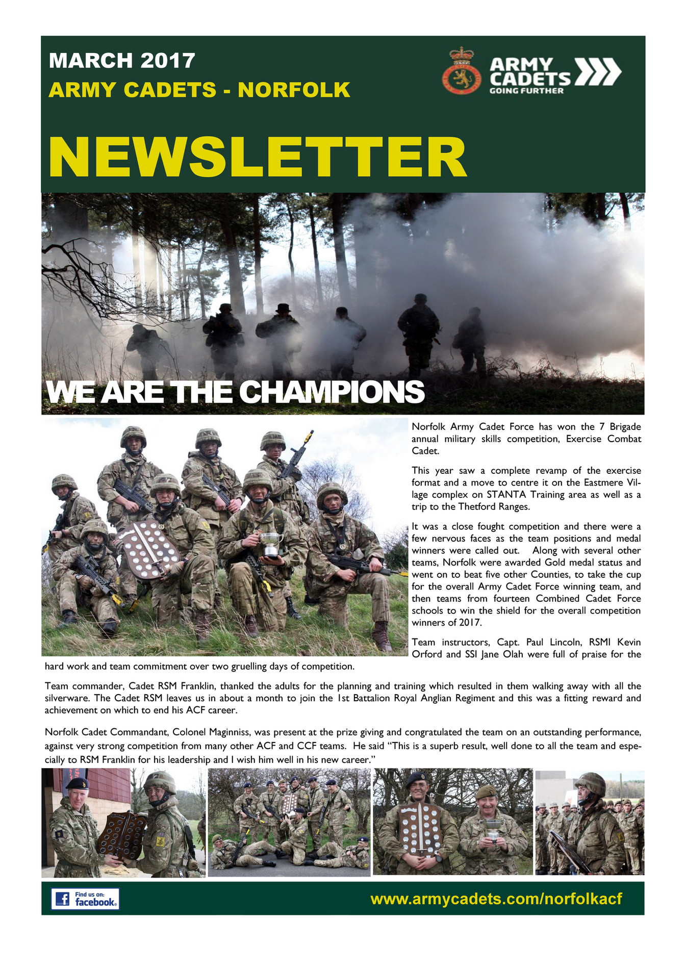 Norfolk ACF - 03 MAR 17 Newsletter - Page 1 - Created with Publitas.com
