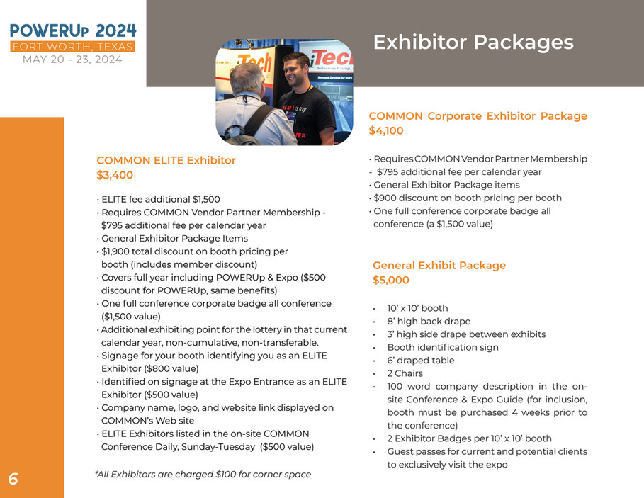 COMMON - COMMON Exhibitor Prospectus 2023-2024 - Page 6