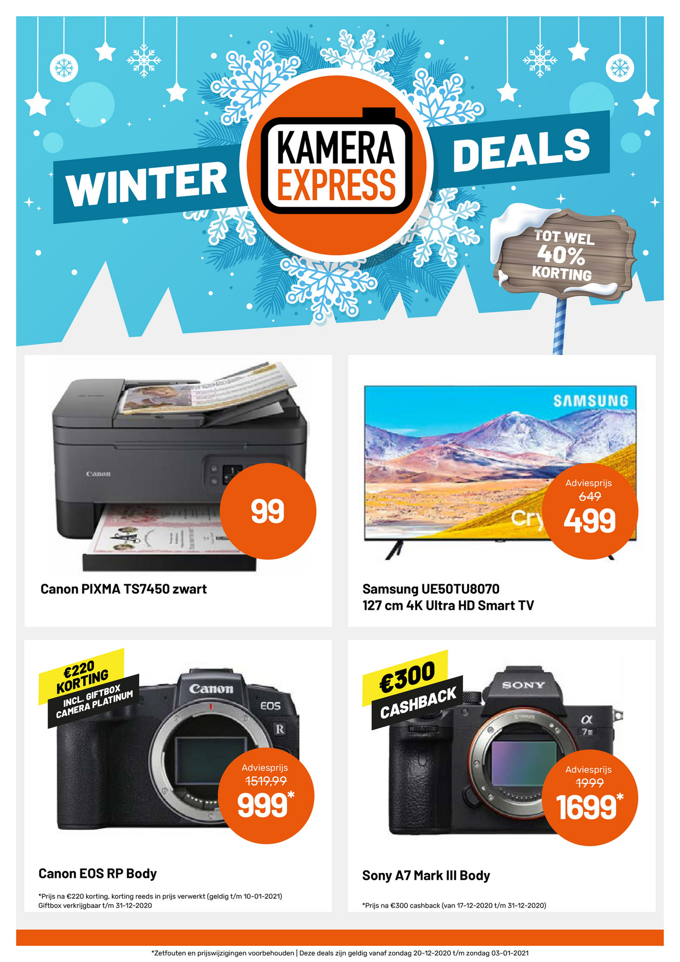 Folderaanbiedingen - Kamera Expres NL - Pagina 1