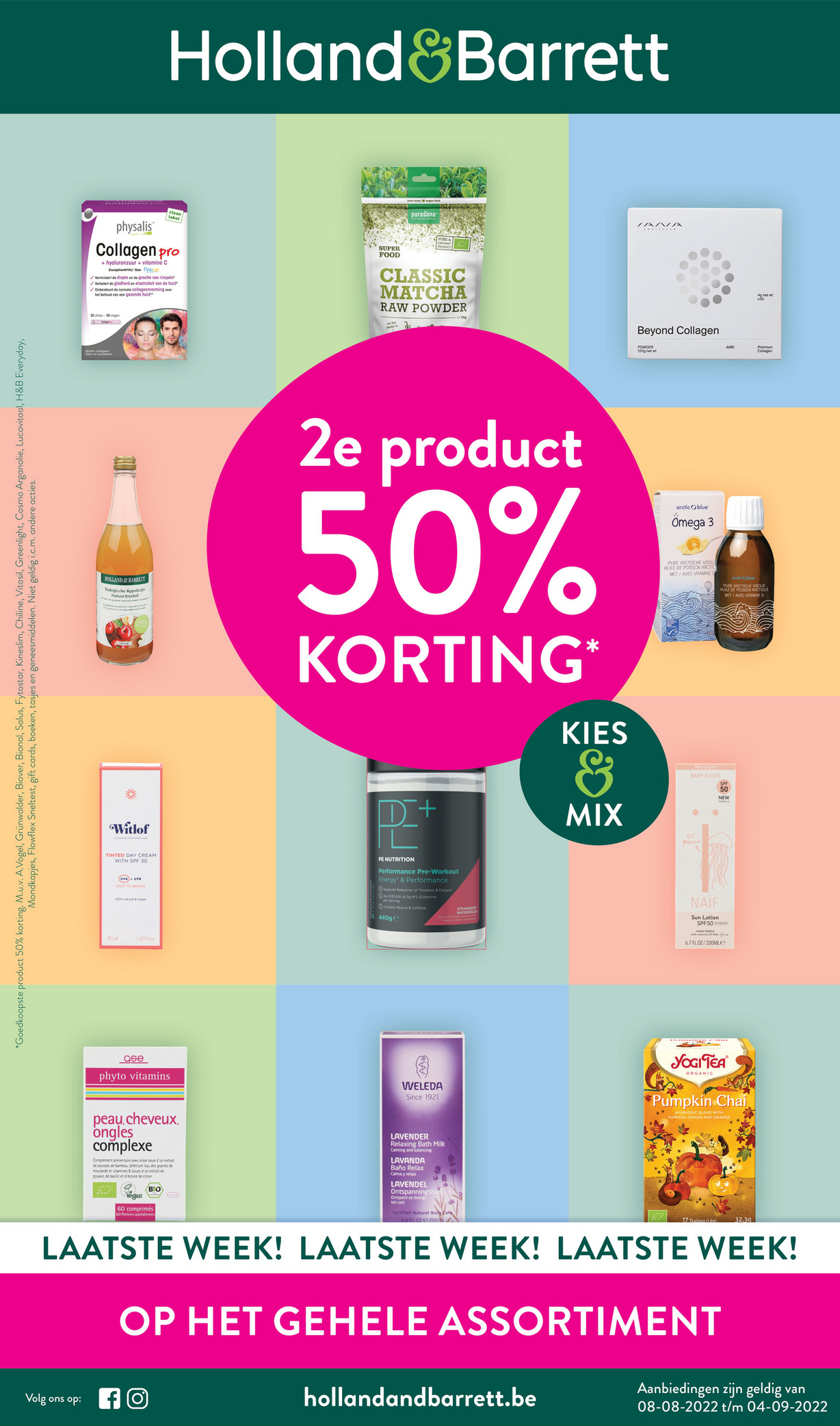 Folderaanbiedingen - Holland & Barrett week 35 2022 BE - Pagina 1
