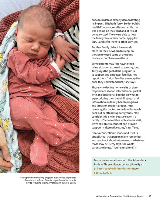 Adirondack Foundation 2024 Annual Report - Page 12-13 - Created with Publitas.com