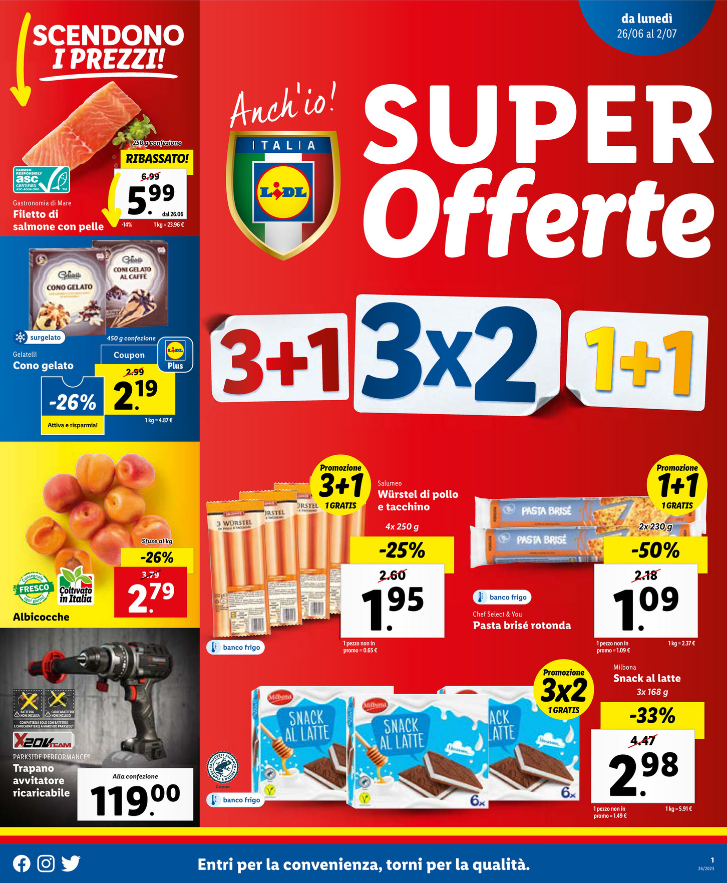 SP - Volantino Lidl dal 26 Giugno al 02 Luglio 2023 - Page 1 - Created ...