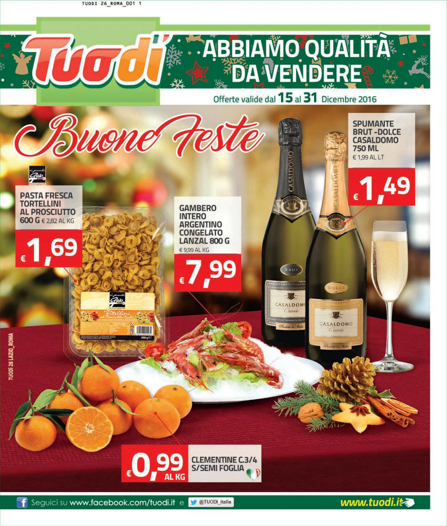 SP - Volantino Tuodi - Buone Feste Lazio-Roma - Page 1 - Created with ...