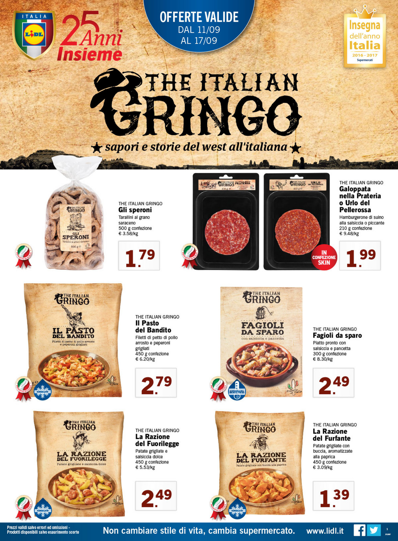 SP - Lidl - The italian Gringo dall'11 al 17 Settembre 2017 - Page 1 ...