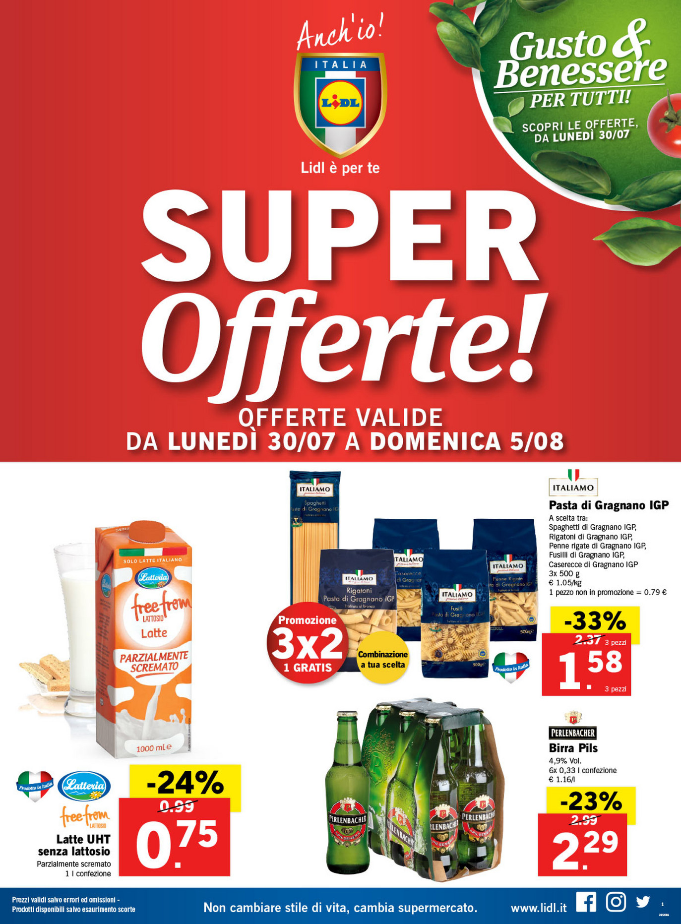 SP - Lidl - Super offerte dal 30 Luglio al 5 Agosto 2018 - Page 1 ...