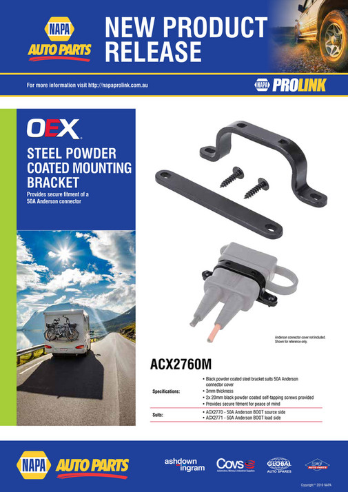 NAPA Auto Parts - NP (A) 19-0040 ACX2760M - Steel Bracket LR - Page 1