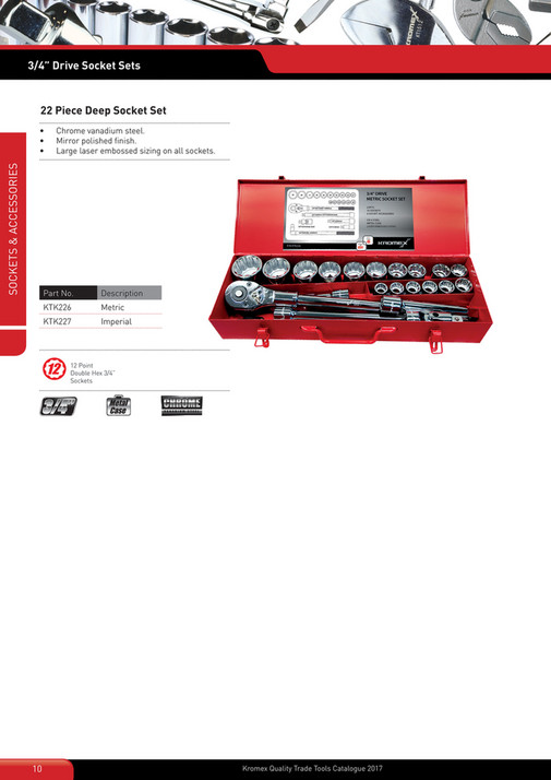 NAPA Auto Parts - KROMEX FULL CATALOGUE 2017-2 - Page 10-11