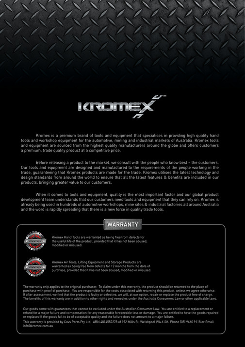 NAPA Auto Parts - KROMEX FULL CATALOGUE 2017-2 - Page 2-3
