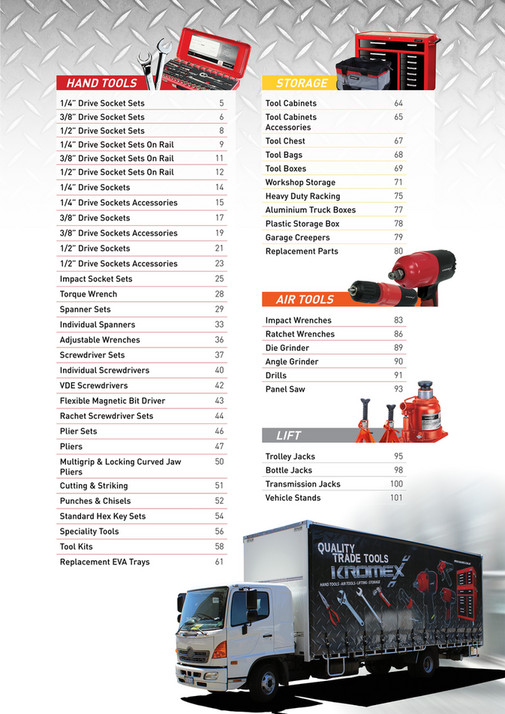 NAPA Auto Parts - KROMEX FULL CATALOGUE 2017-2 - Page 2-3