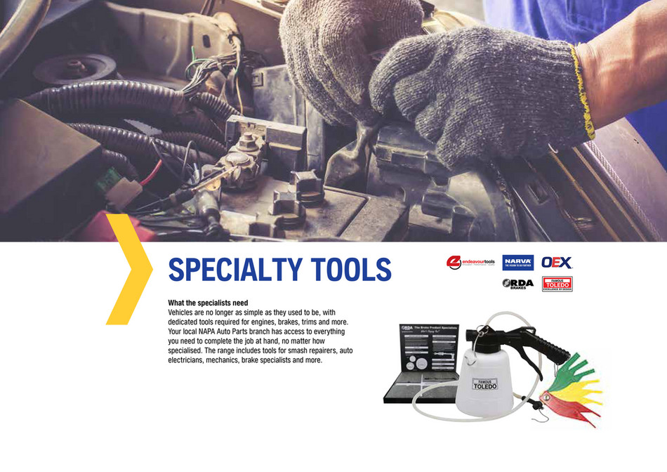 NAPA Auto Parts - NAPA KNOW HOW Tools and Equipment Booklet LR - Page 15