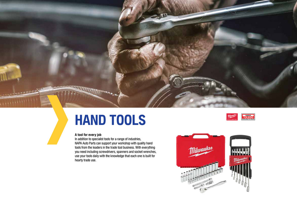 NAPA Auto Parts - NAPA KNOW HOW Tools and Equipment Booklet LR - Page 17