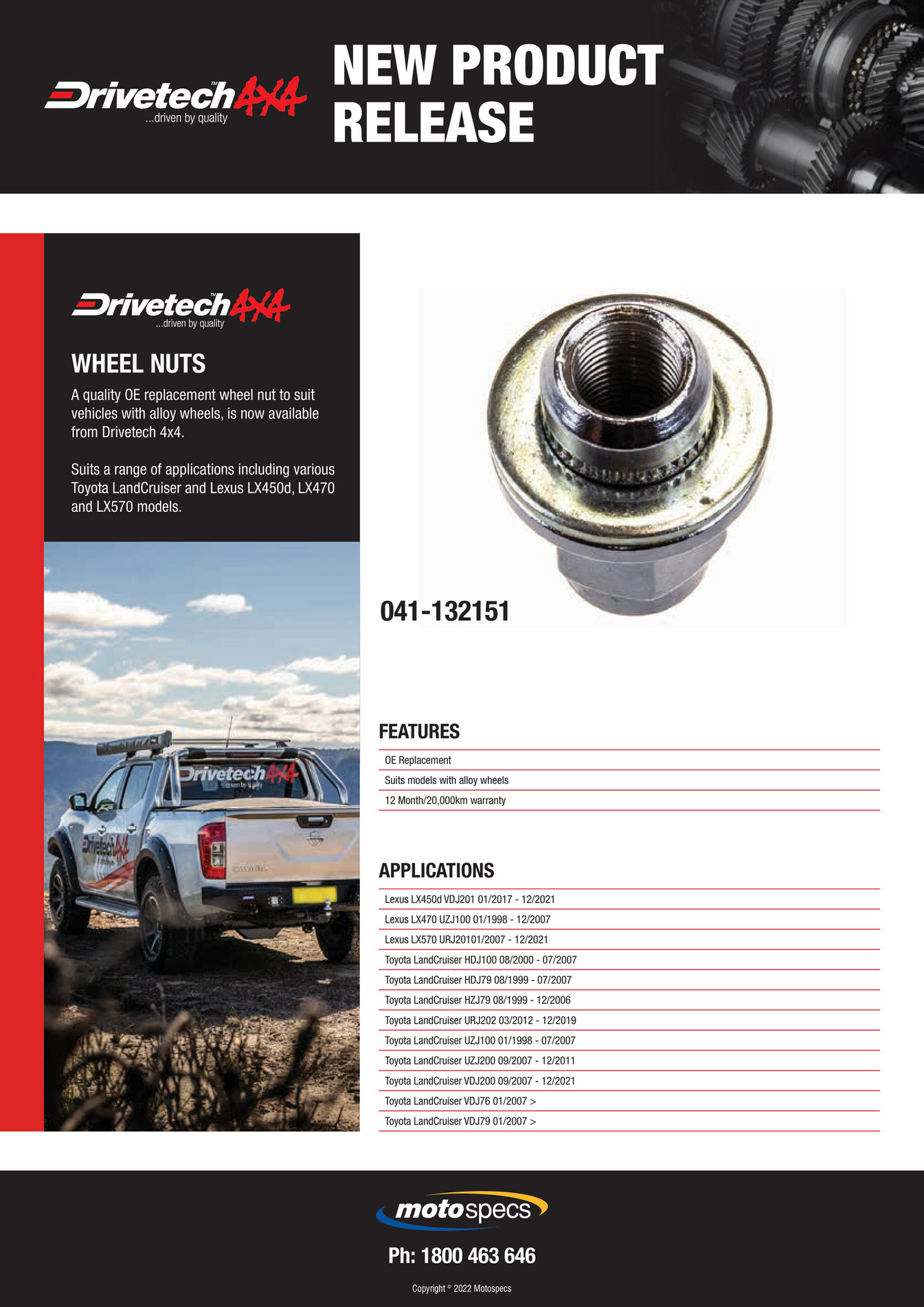 NAPA Auto Parts - NP (DT) 22-0014 LandCruiser Wheel Nuts - Page 1