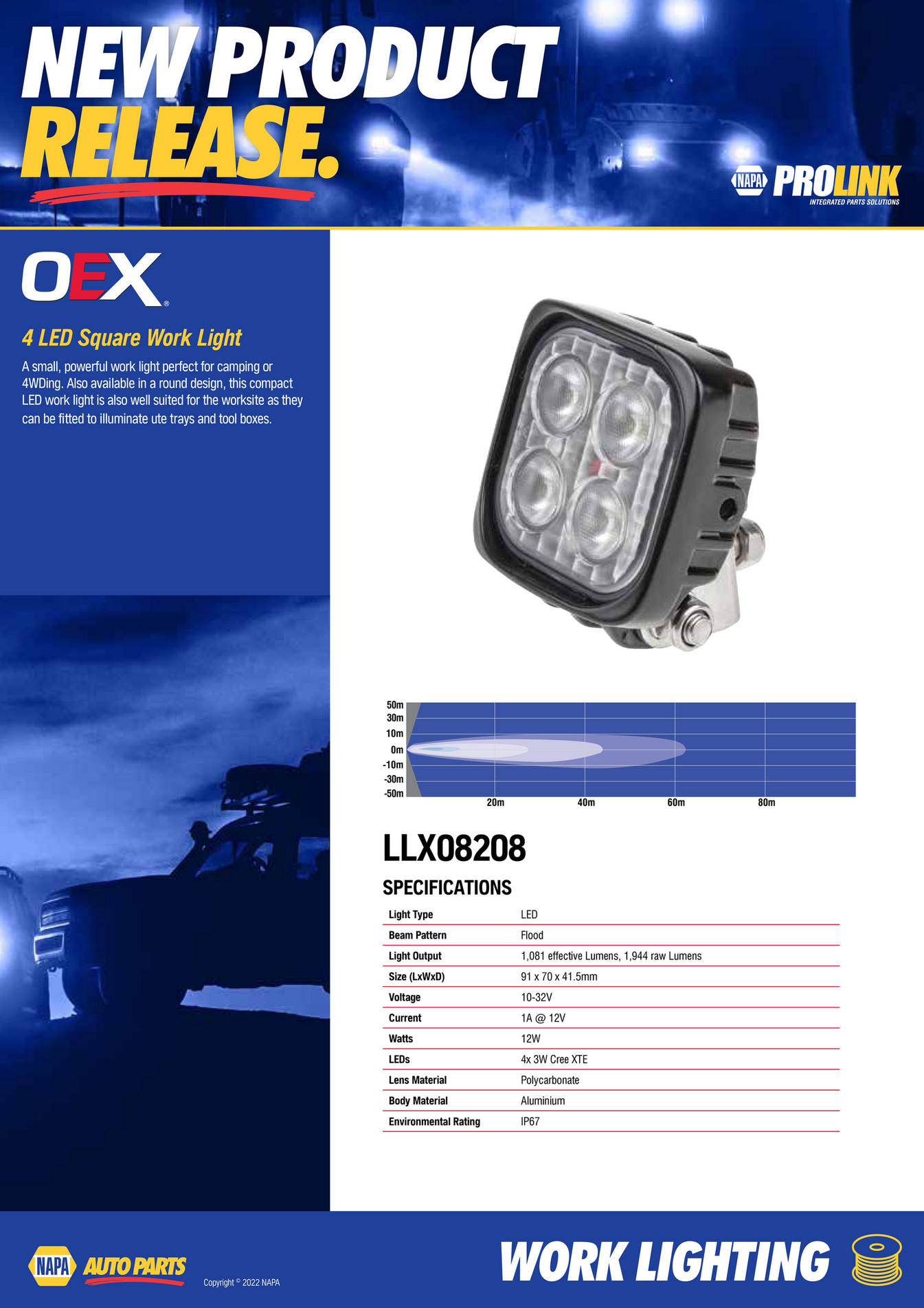 NAPA Auto Parts - NP (A) 22-0023 OEX Work Light Range_All - Page 1
