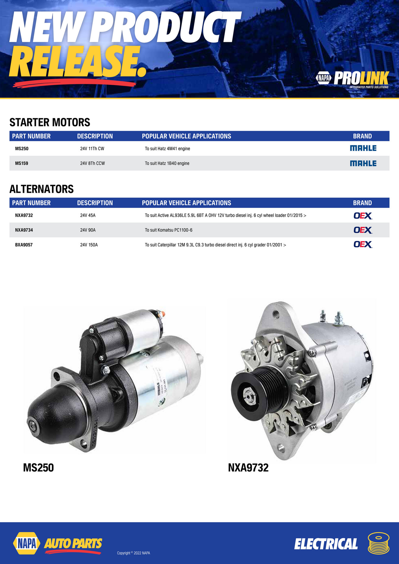 NAPA Auto Parts - Starter Motors Alternators Aug 22 - LR - Page 1