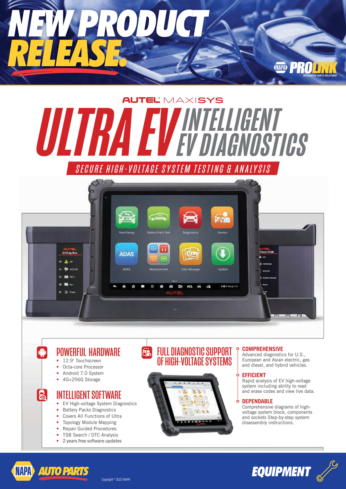 NAPA Auto Parts - NP (WE) 22-0005 Autel EV Diagnostics - ULTRA EV - LR - Page 1