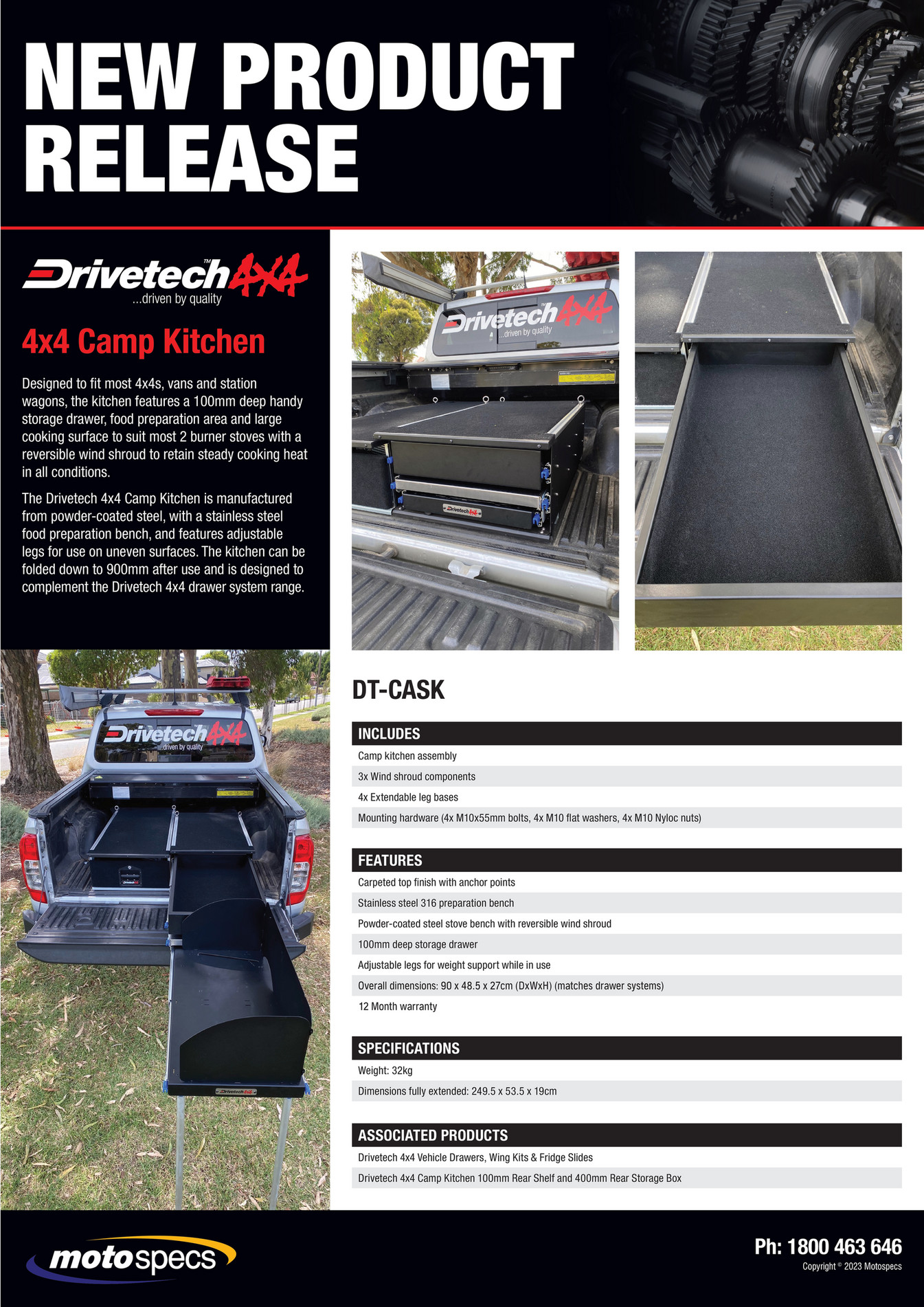 NAPA Auto Parts - NP (DT) 23-0013 Camp Kitchen - Motospecs LR - Page 1