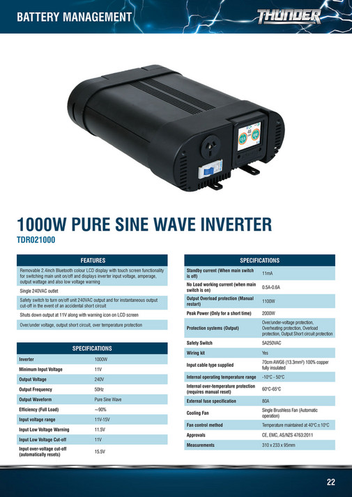 NAPA Auto Parts - THUNDER Catalogue - Edition 3 - Page 22-23