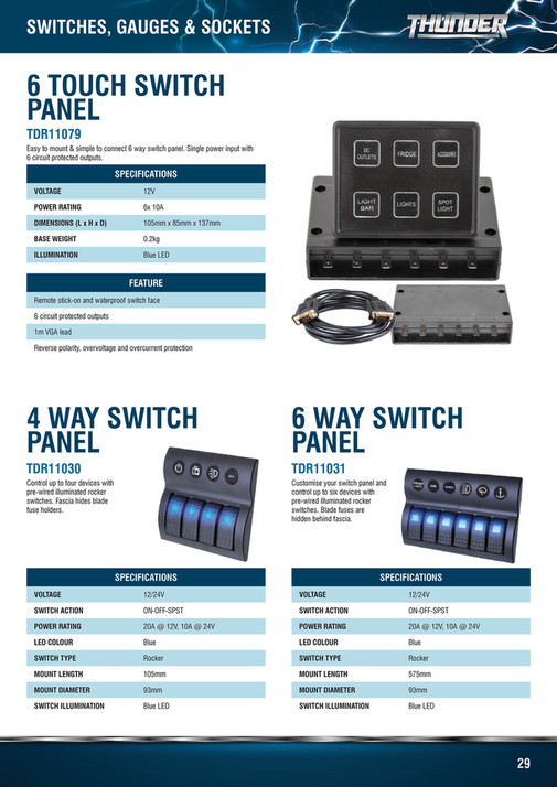 NAPA Auto Parts - THUNDER Catalogue - Edition 3 - Page 28-29