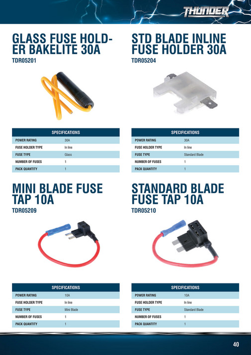 NAPA Auto Parts - THUNDER Catalogue - Edition 3 - Page 40-41