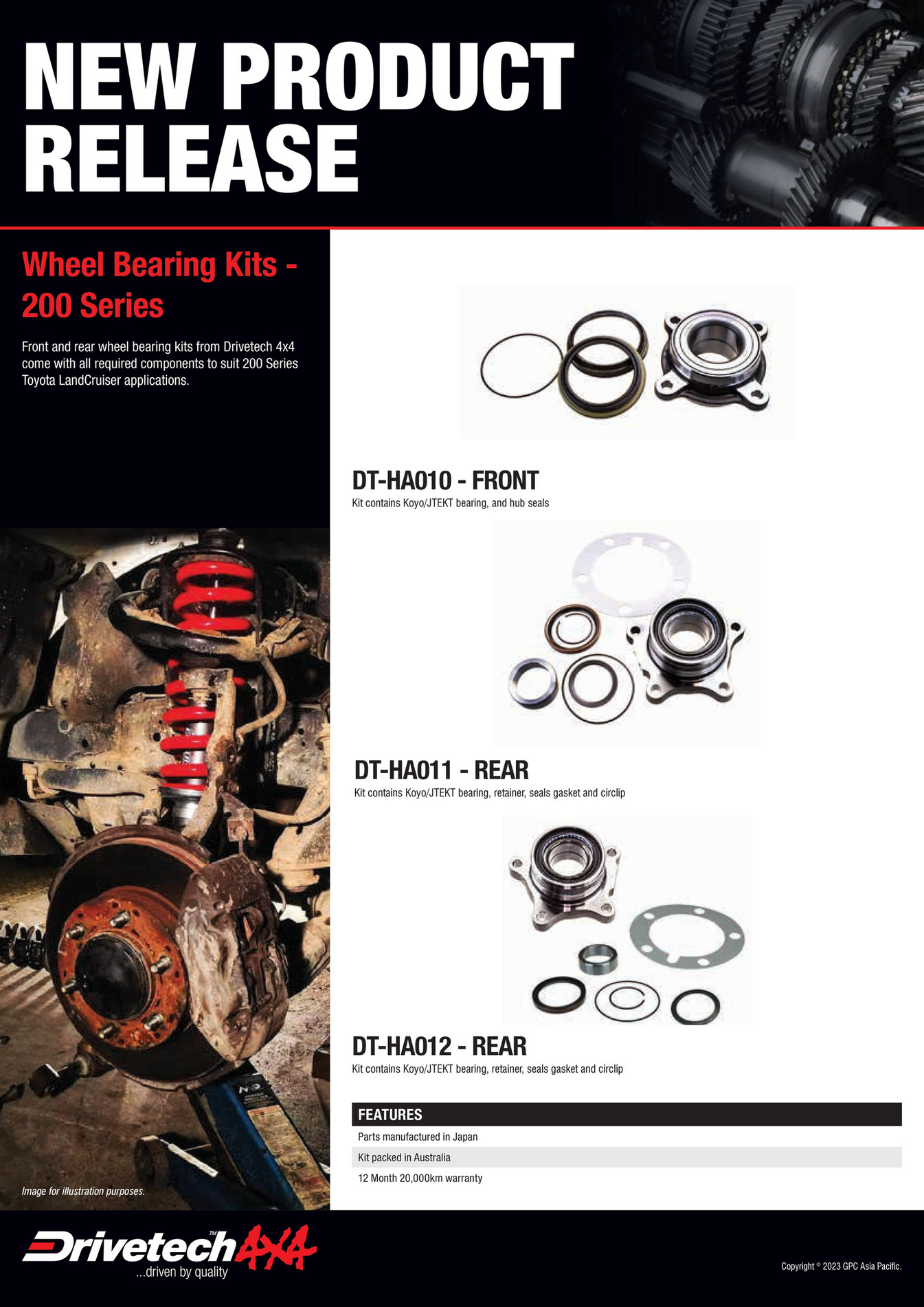 NAPA Auto Parts - NP (DT) 23-0030 Wheel Bearing Kits 200 Series - LR - Page 1