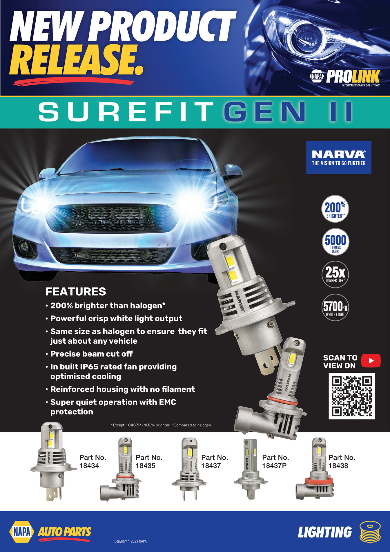 NAPA Auto Parts - NP (A) 23-0014 Narva Surefit Gen II_ - Page 1