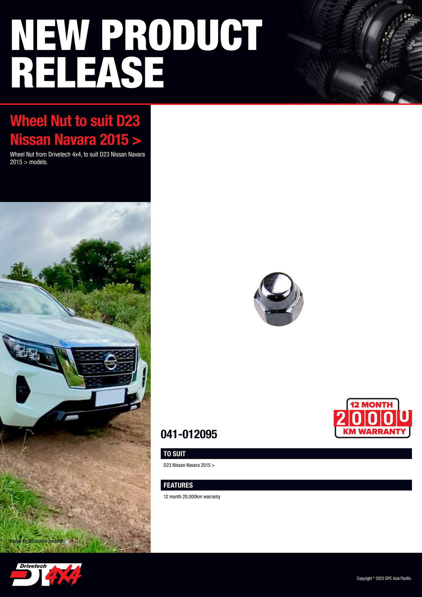 NAPA Auto Parts - NP (DT) 24-0011D Wheel Nut_DT4x4 - Page 1