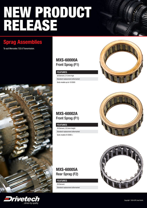 NAPA Auto Parts - NP (DT) 24-0019 Sprag Assembly to suit Mercedes Trans - Page 1