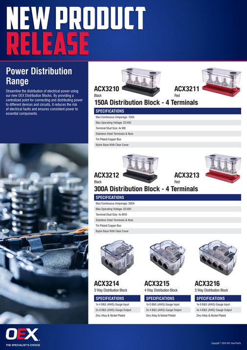 NAPA Auto Parts - NP (OEX) 24-0004 Power Distribution Range - Page 1