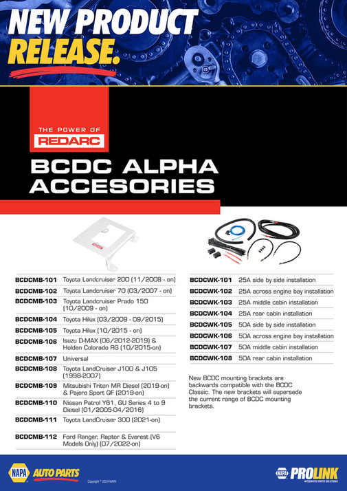 NAPA Auto Parts - NP (A) 24-0014 Redarc BCDC Alpha_NAPA - Page 2