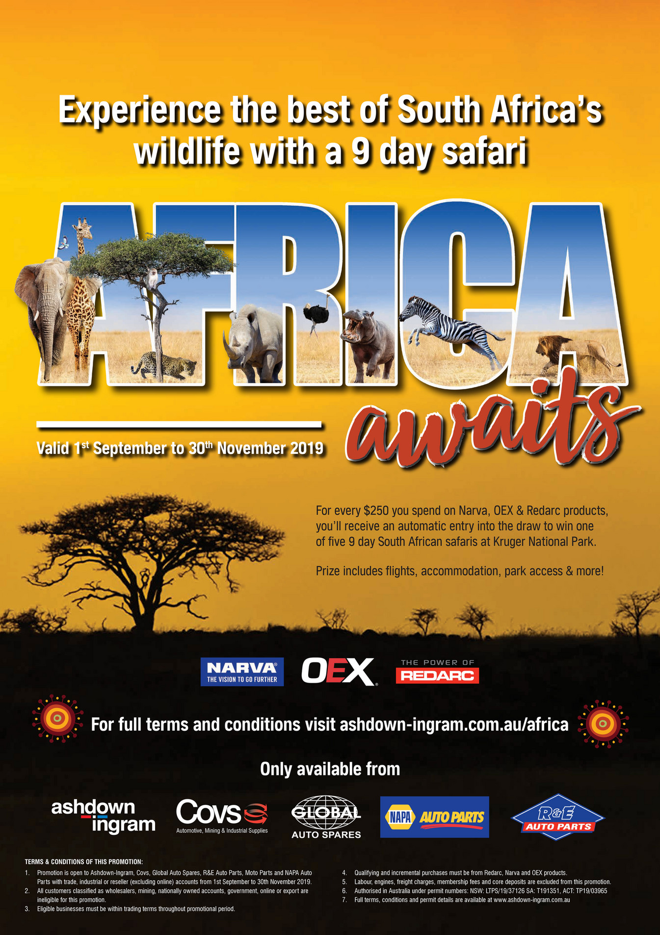 NAPA Auto Parts - MS 19-0134 Africa Awaits - End of Year Promotion A1 ...