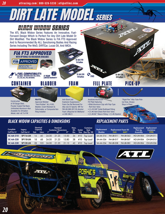 ATL Racing Fuel Cells Product Catalog - Page 20-21