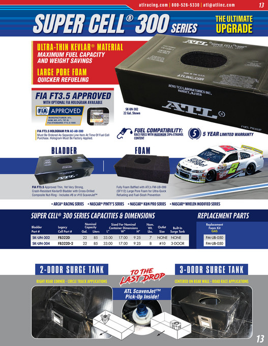 ATL Racing Fuel Cells Product Catalog - Page 12-13