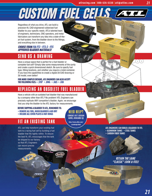 ATL Racing Fuel Cells Product Catalog - Page 20-21